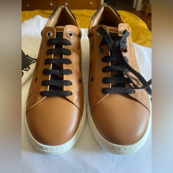 MCM | Shoes | Authentic Mcm Visetos Ladies Sneakers | Poshmark